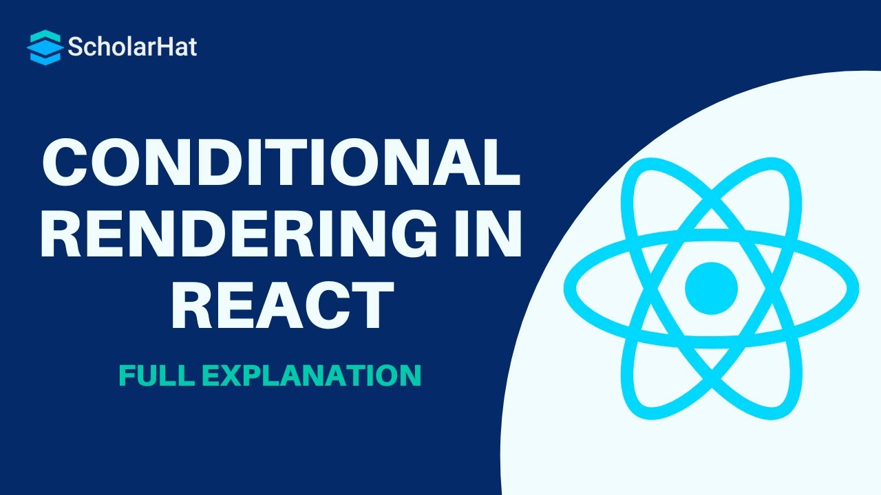 Conditional Rendering React Tutorial Youtube
