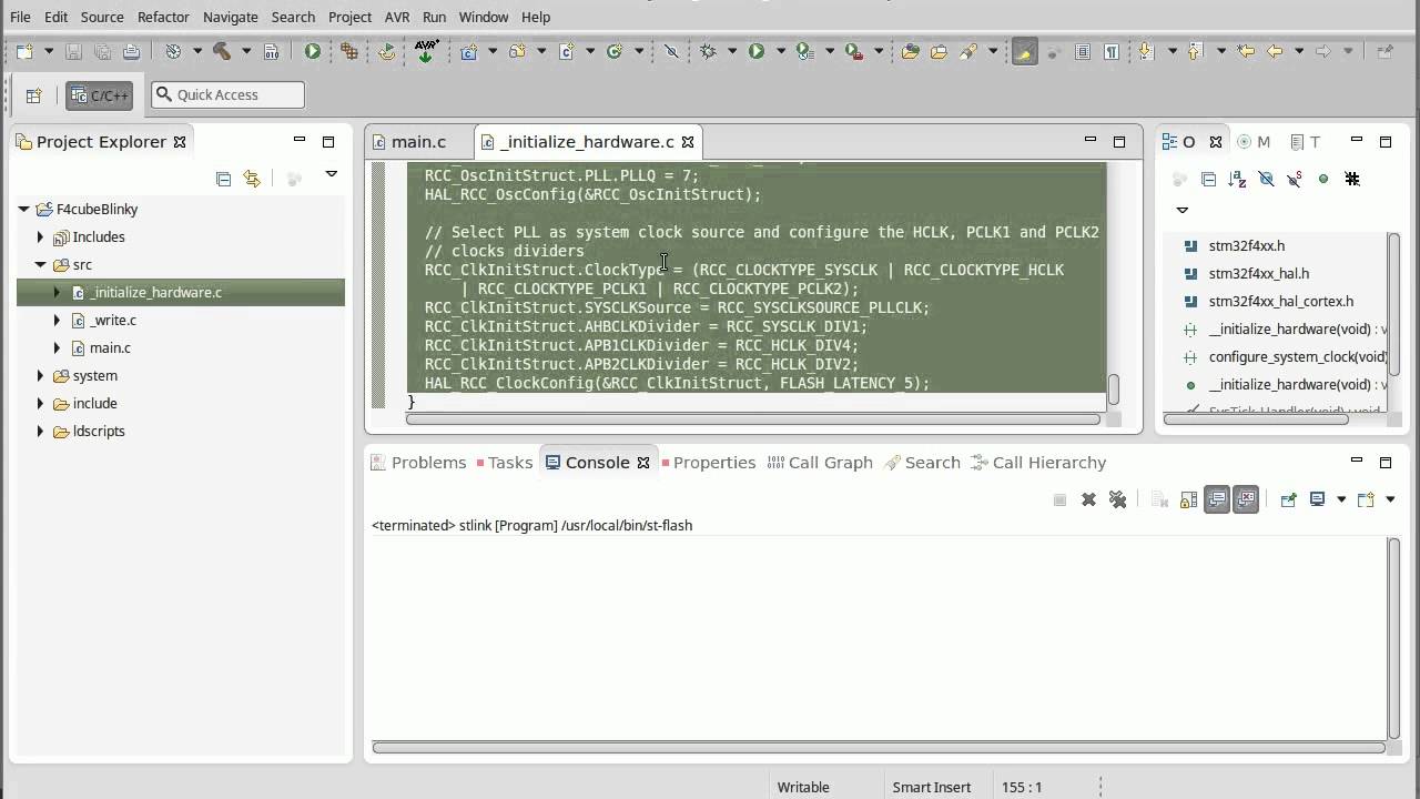 Getting Started Arm Cortex M4 Stm32 With Eclipse Using Hal Library 4
