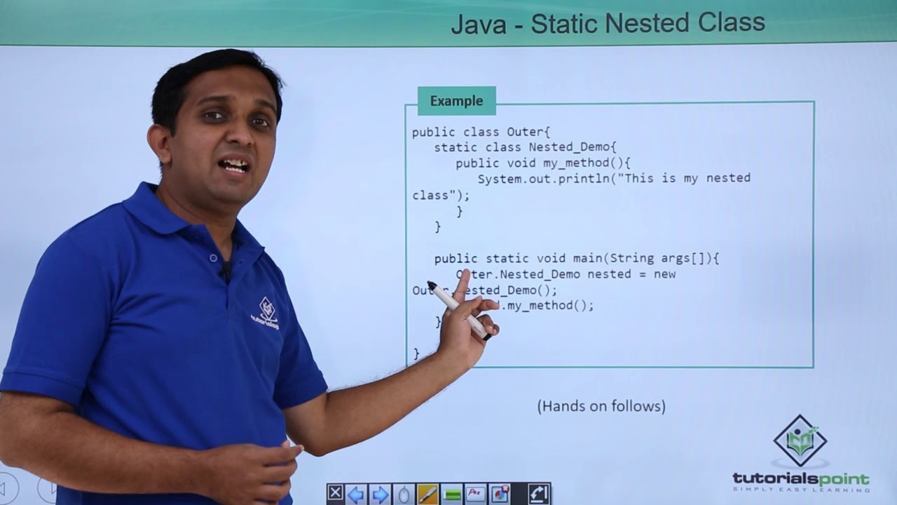 Java Static Nested Class Youtube
