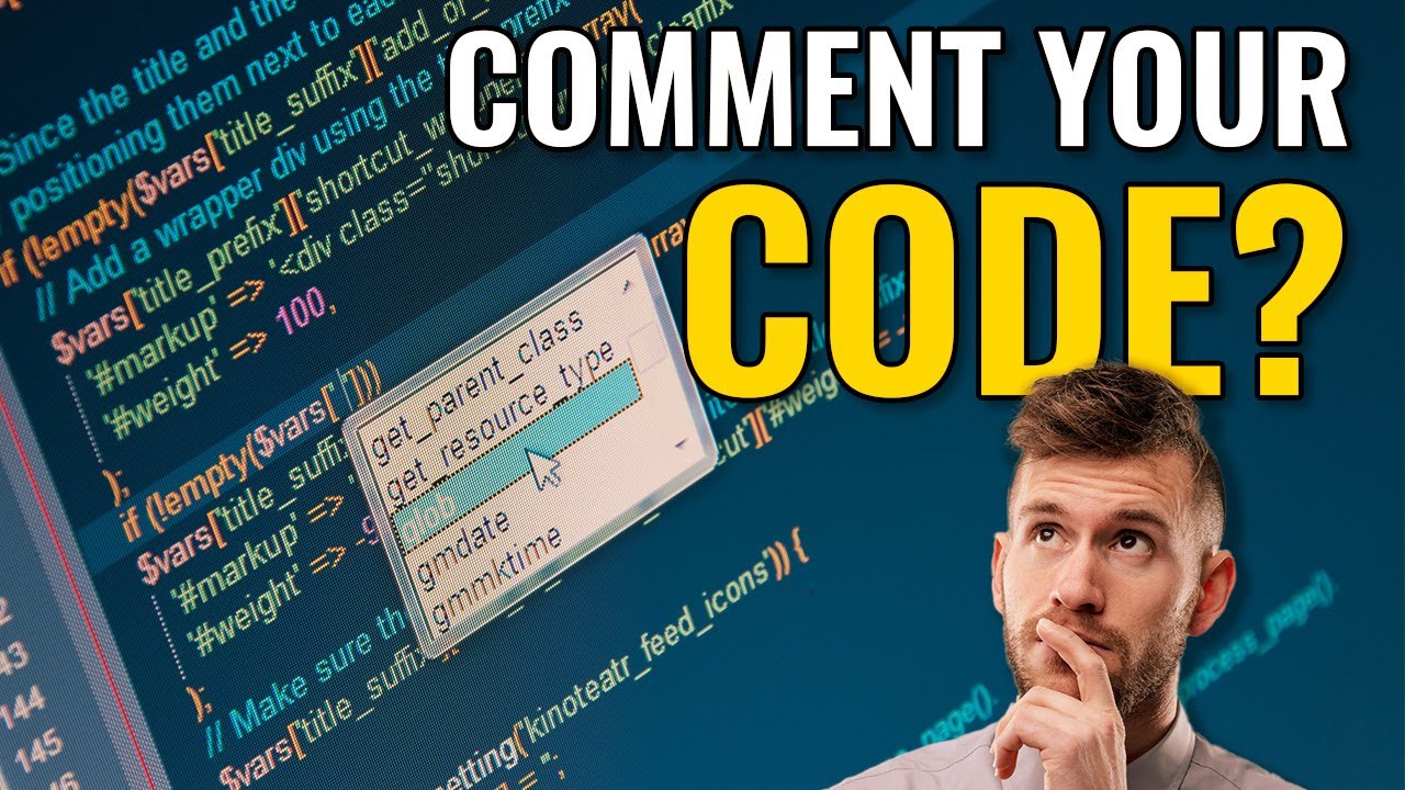 Should You Comment Your Code Youtube
