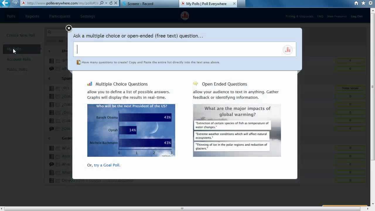 Poll Everywhere Tutorial Youtube