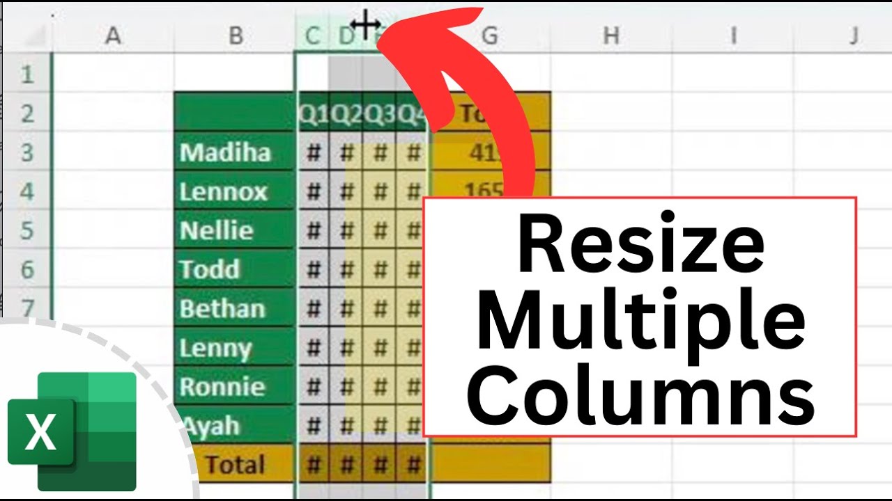 How To Resize Multiple Columns In Excel 3 Most Common Ways Youtube