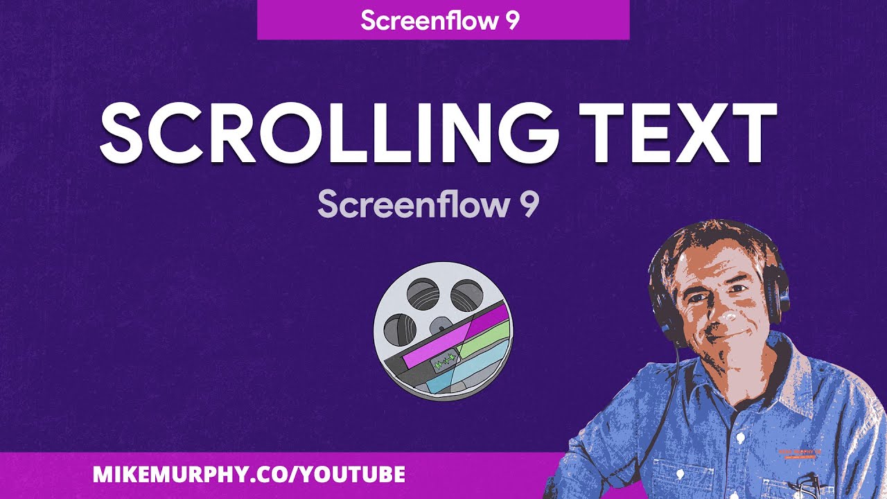 Screenflow 9 How To Create Scrolling Text Youtube