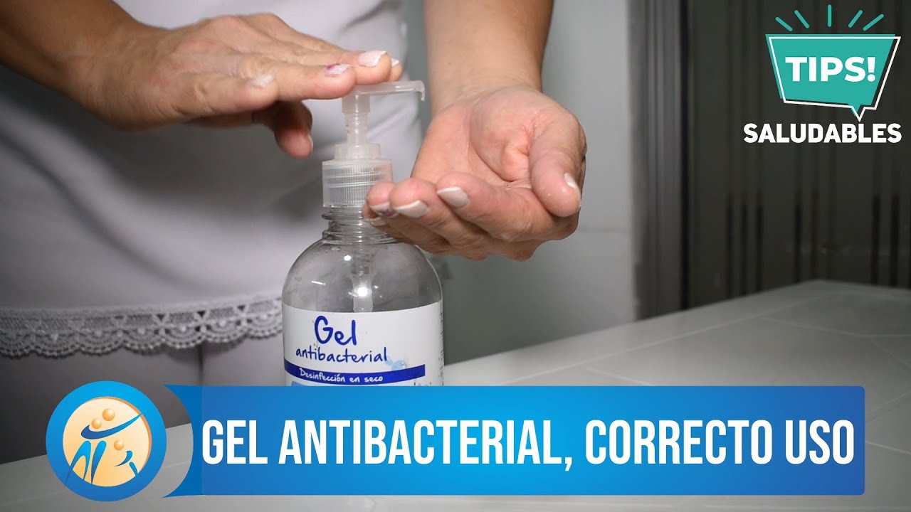 Uso Correcto Del Gel Antibacterial Tipsaludable Comfaoriente Youtube
