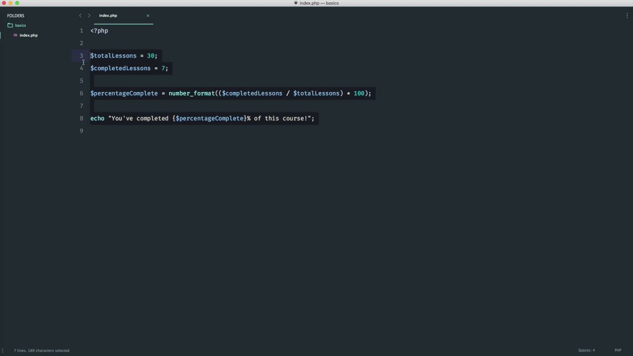Php Basics Arithmetic Basic Arithmetic 18 35 Youtube