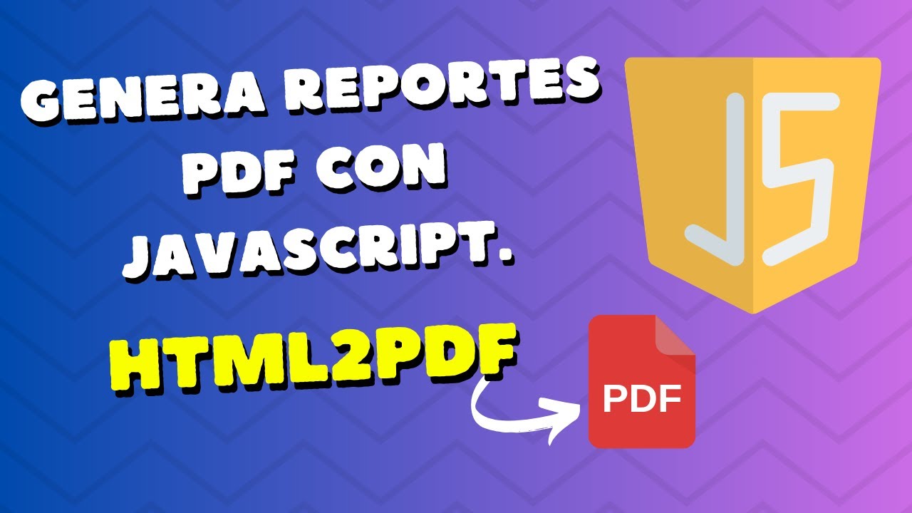 Convierte Html En Pdf Con Javascript Guía Html2pdf Youtube