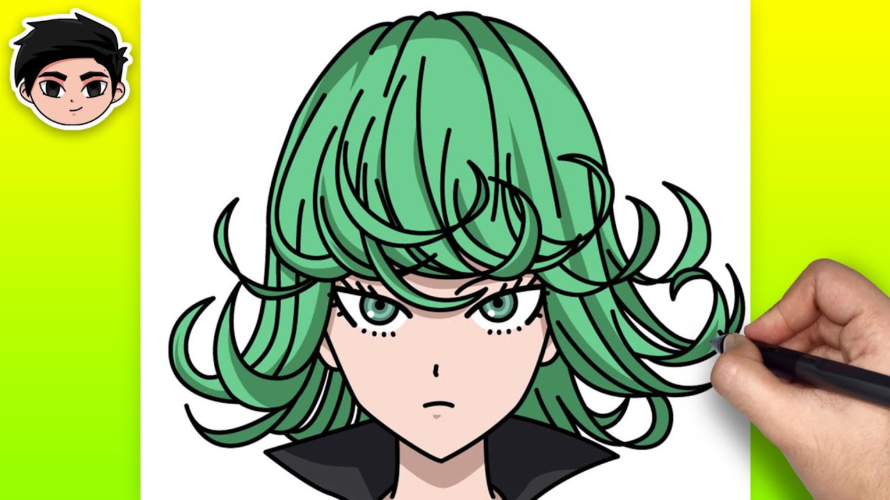 How To Draw Tatsumaki From One Punch Man Easy Step By Step Youtube