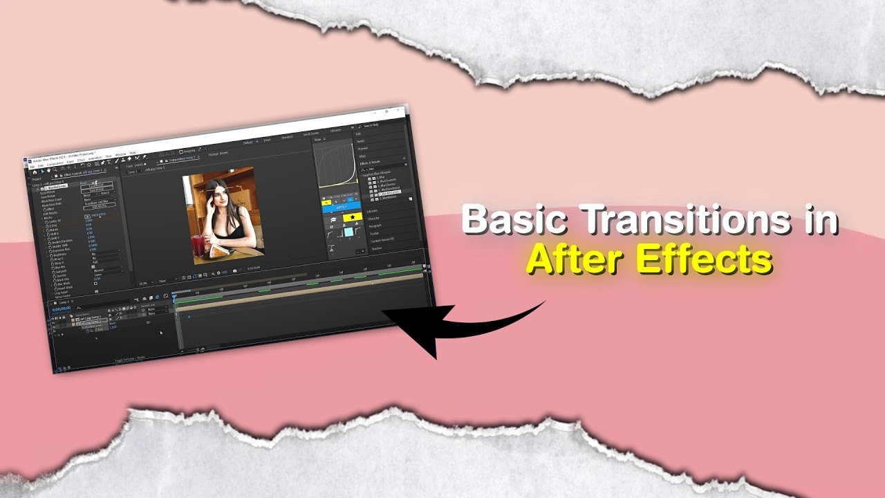 Basic Transitions In After Effects I Detailed Tutorial Youtube