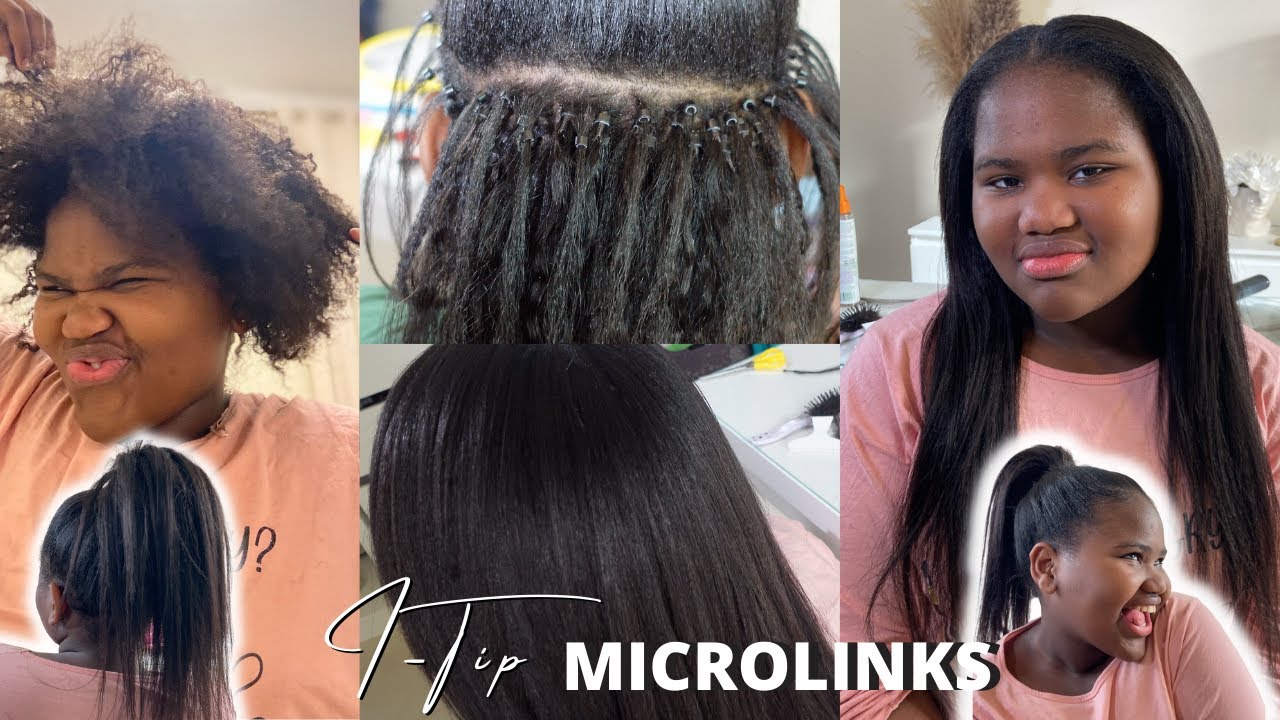 First Time Installing I Tips Microlinks Extensions On Natural Hair