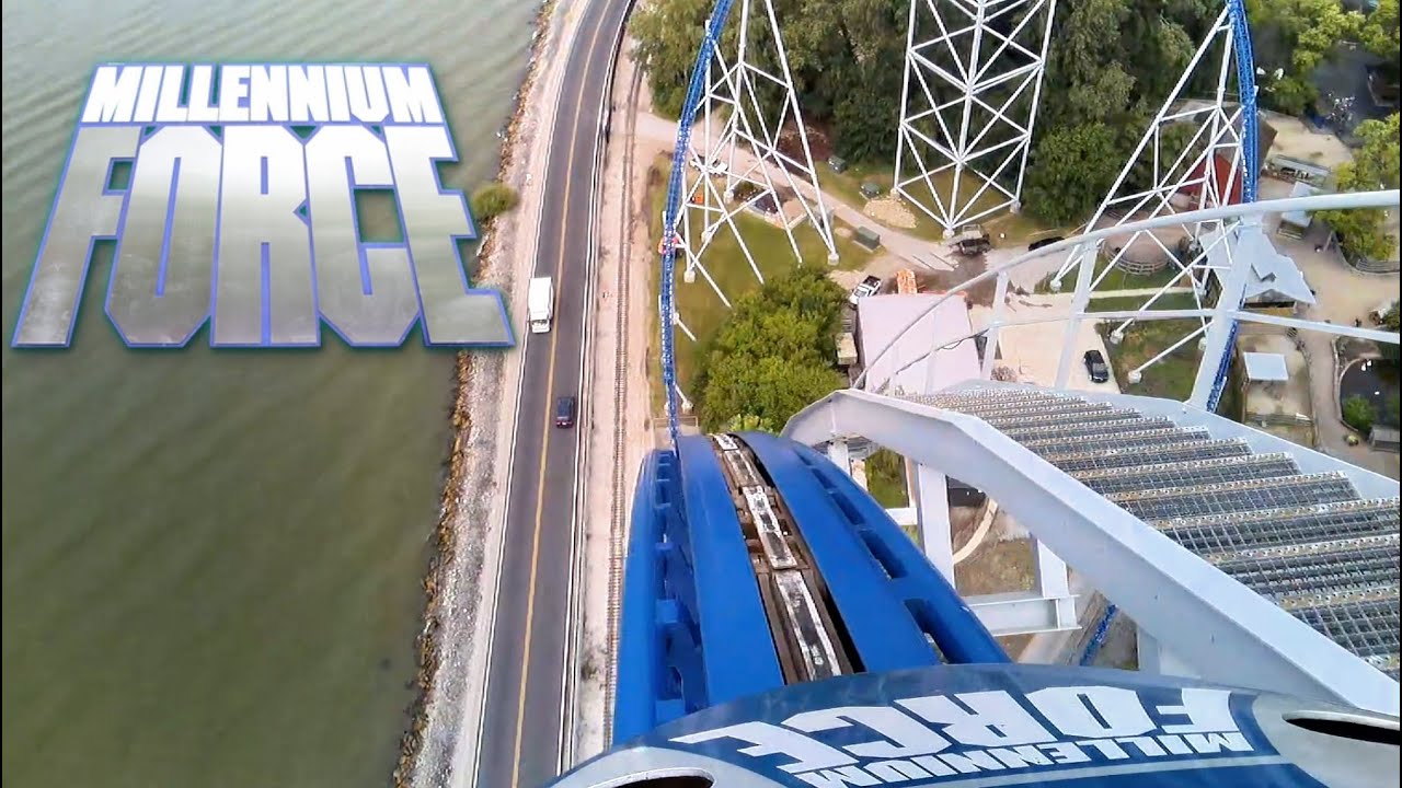 Cedar Point Millennium Force Front Row Pov Youtube