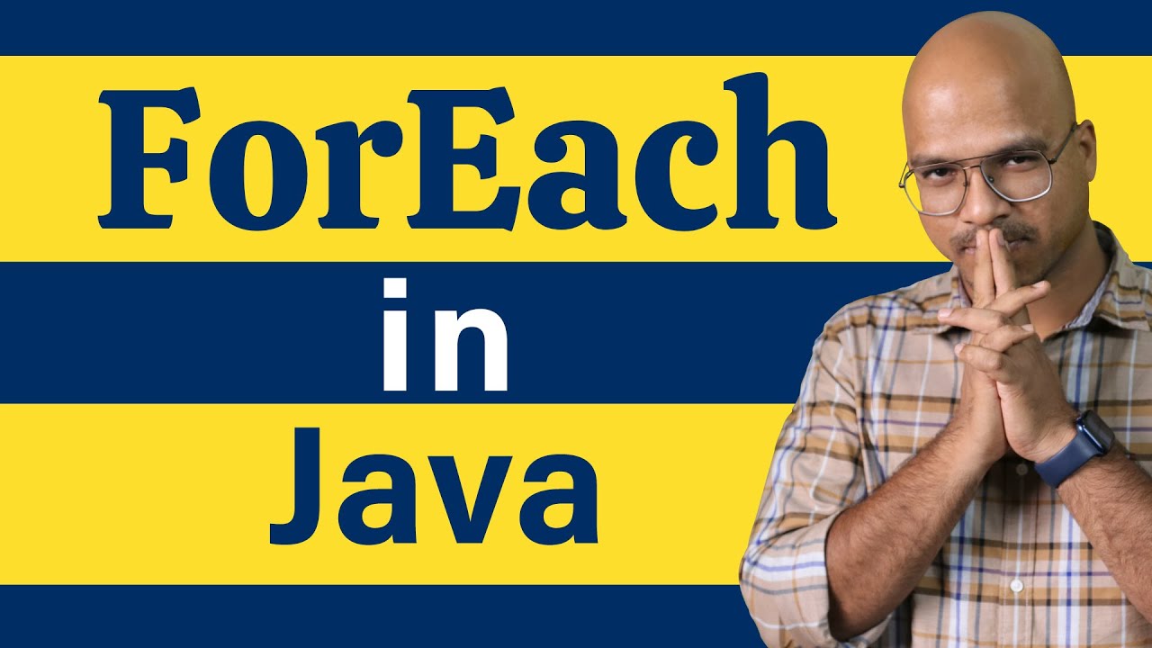 Foreach Method In Java Youtube