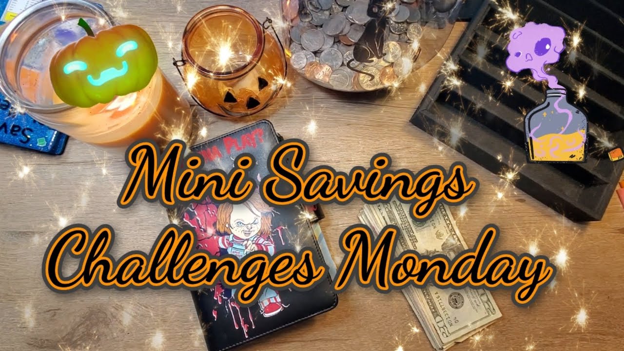 Mini Savings Challenges Monday Youtube