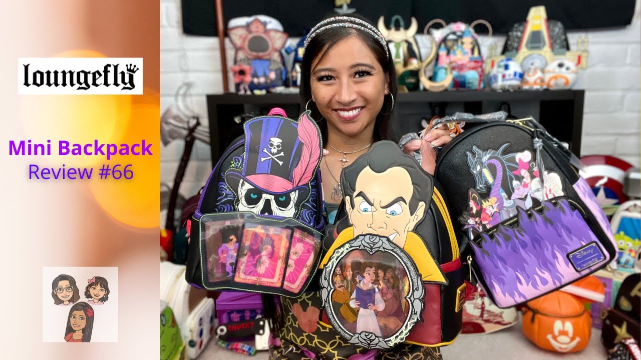 Loungefly Mini Backpack Review 66 Nguyening Smiles Youtube