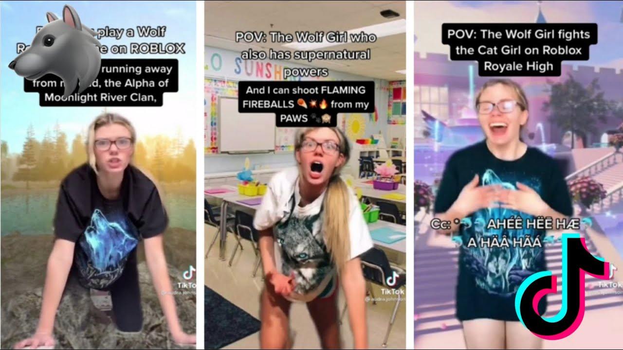 Audra Johnson Wolf Tiktok Compilation 3 Youtube
