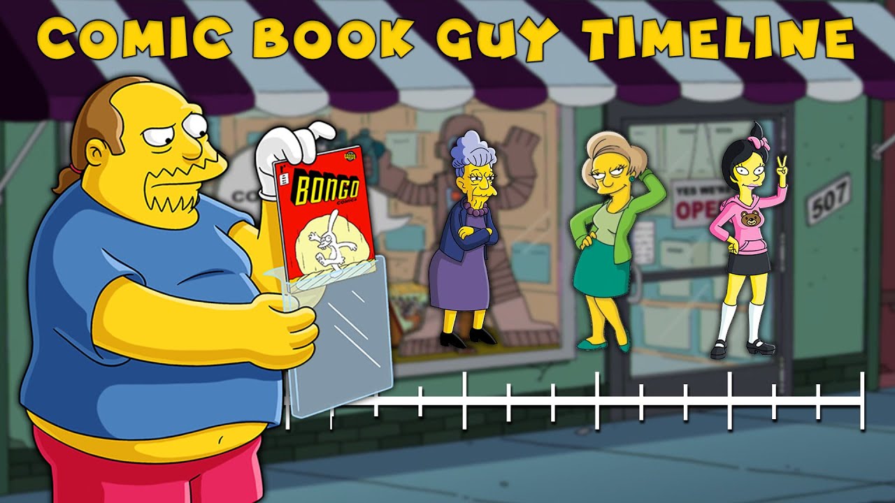 The Complete Comic Book Guy Timeline Youtube