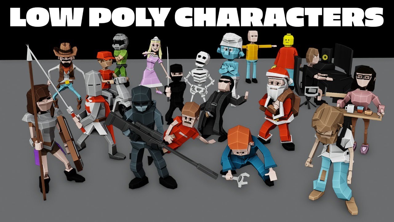 Low Poly Character Modeling Youtube