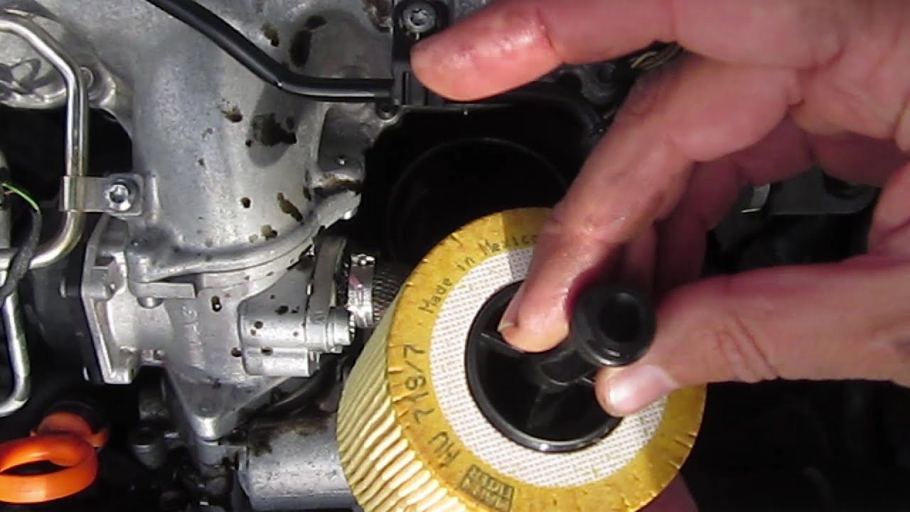Changing Oil Filter Vw Jetta Tdi Youtube