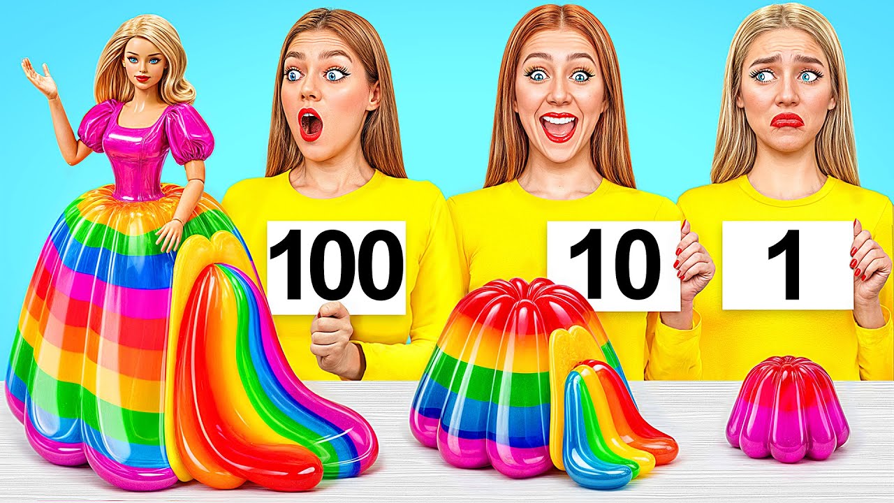 Tantangan 100 Lapis Makanan Resep Dapur Lezat Jelly Do Challenge