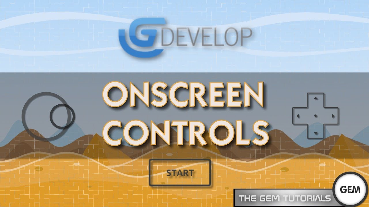 Onscreen Controls Gdevelop 5 Youtube