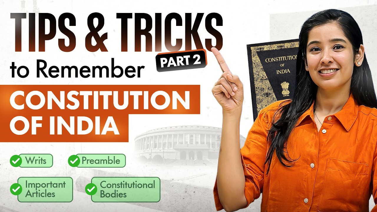 Tricks To Remember The Indian Constitution Easily Youtube