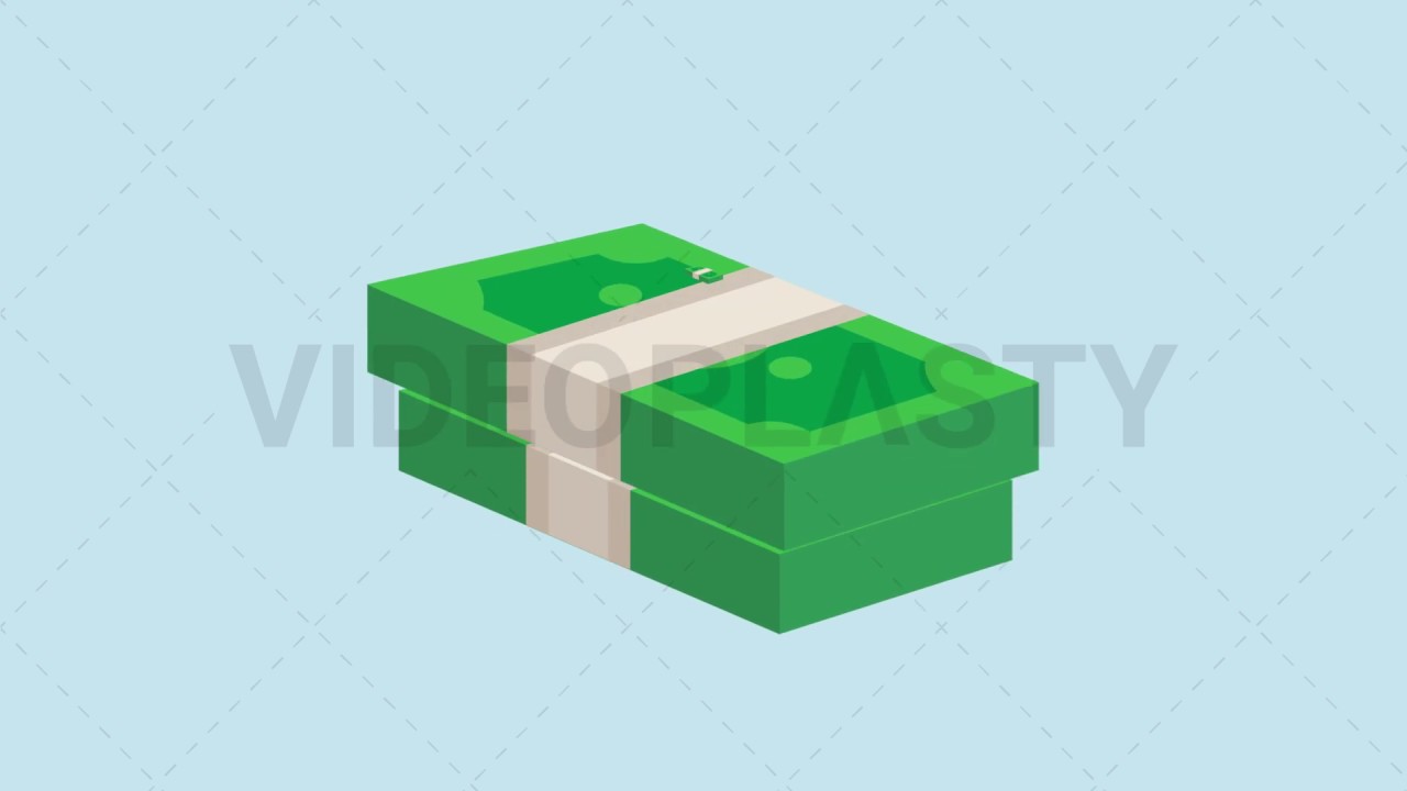 Stack Of Money Icon Dollars Animation Mov Gif Youtube