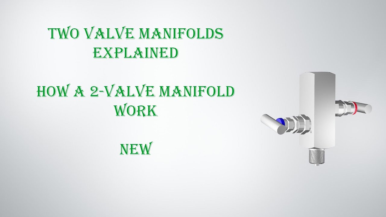Two Valve Manifolds Explained How A 2 Valve Manifold Work Animation