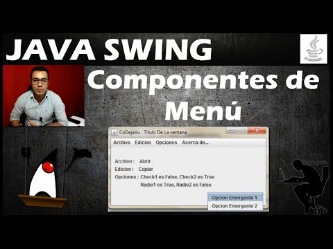 Que Son Los Componentes De Menu Java Swing Youtube