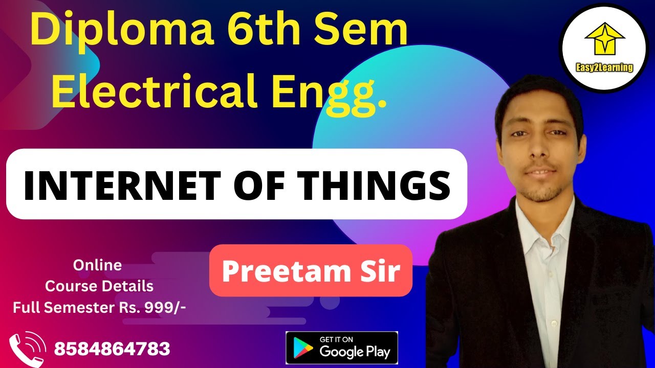 Internet Of Things Lec 01 Diploma Electrical Engineering 6th Sem