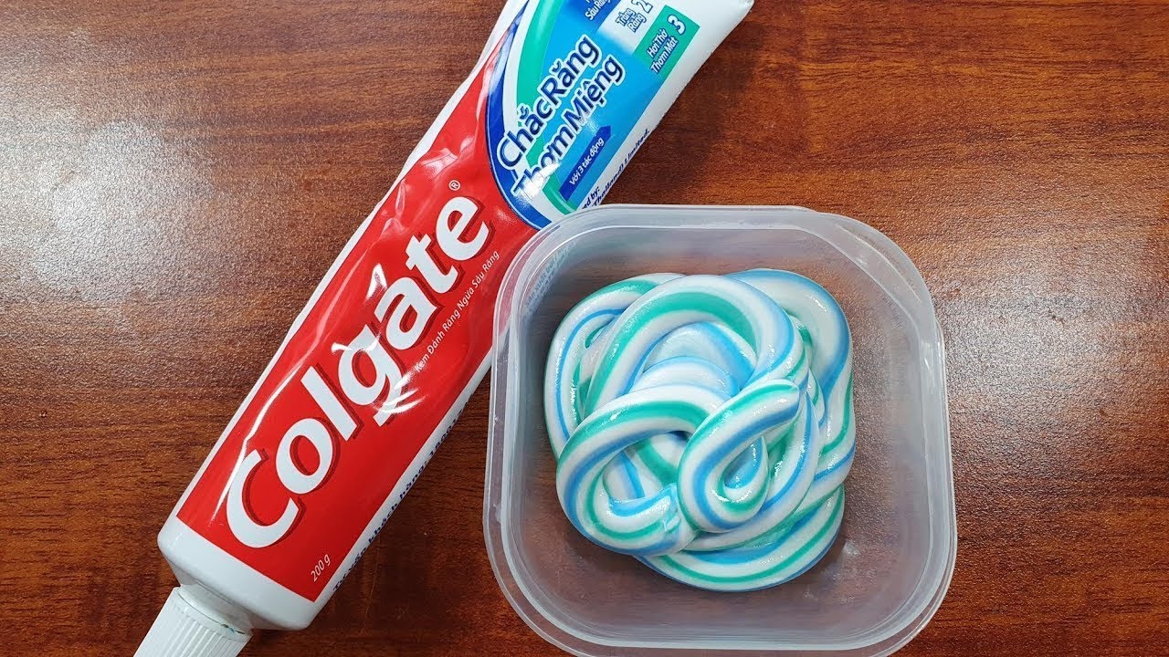 Como Hacer Slime Con Pasta Dental 1 Ingrediente Probando Recetas Sin