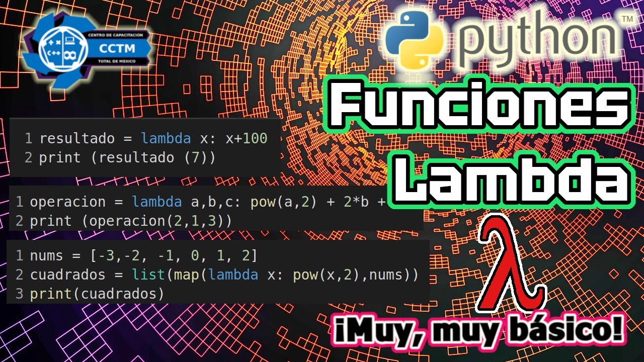 рџґёрџђќ вїcгіmo Se Usa La Funciгіn Lambda Funciгіn Anгіnima Python Desde