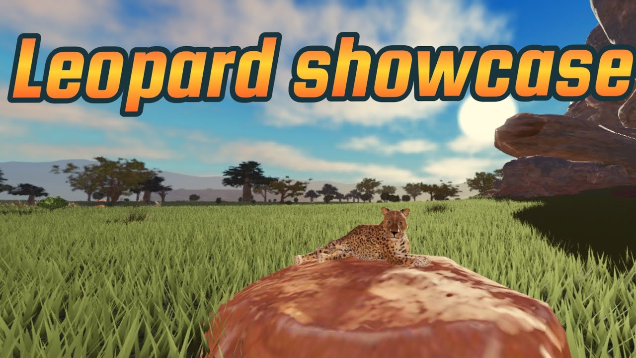 Leopard Showcase In Savannah Life Roblox Youtube