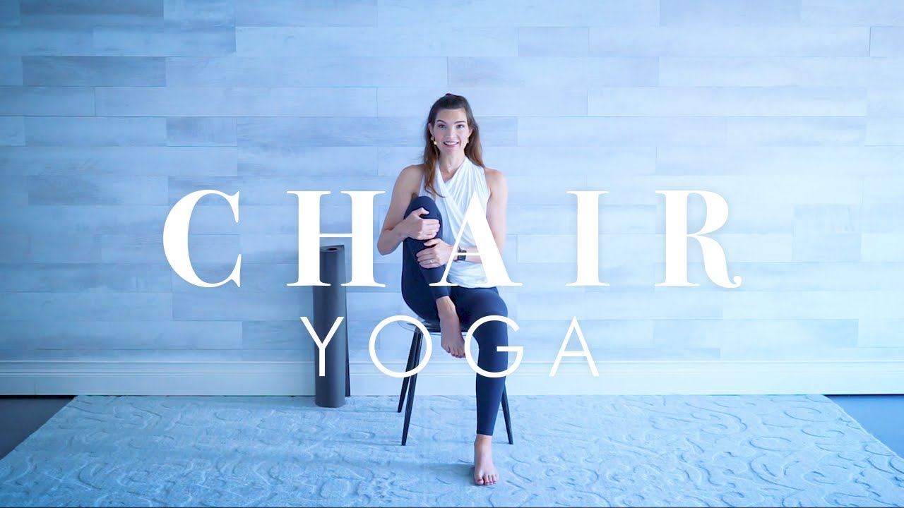Senior Beginner Workout 15 Minute Gentle Chair Yoga Youtube