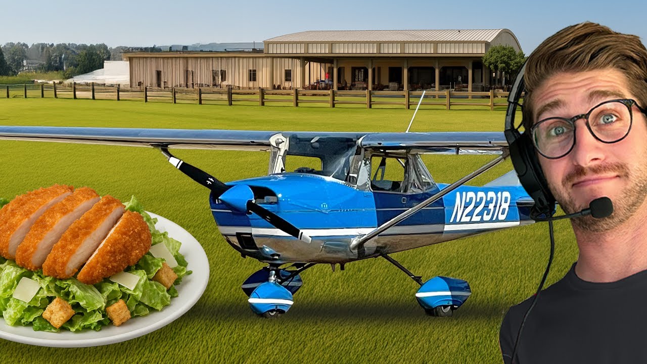 I Landed My Cessna 150 At A Restaurant Youtube