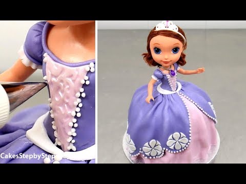 Sofia Princess Doll Cake By Cakes Stepbystep Youtube