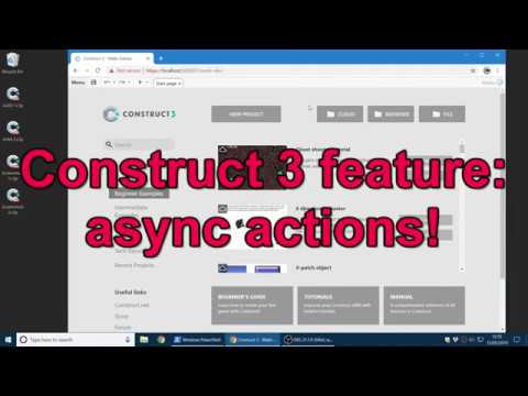 Construct 3 Feature Async Actions Youtube