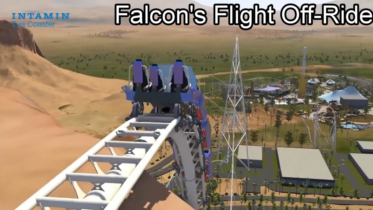Falcon S Flight Pov Tallest Fastest Longest Roller Coaster