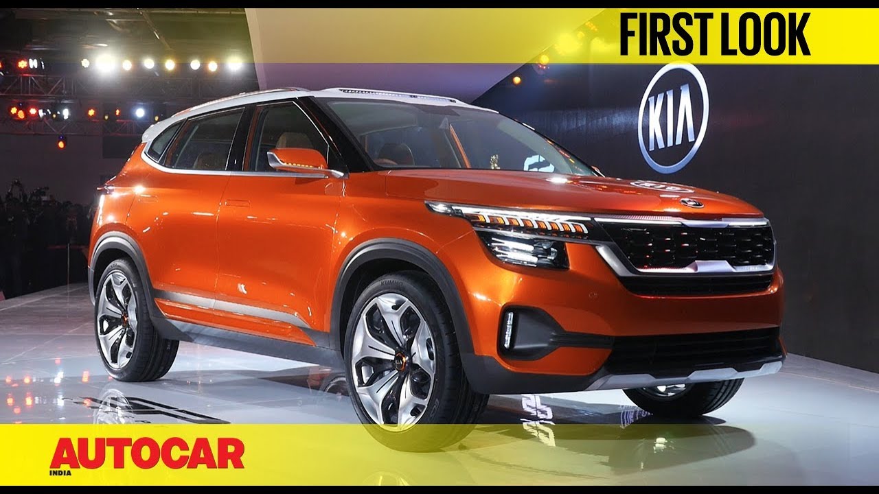Kia First Car For India Sp Concept Auto Expo 2018 First Look