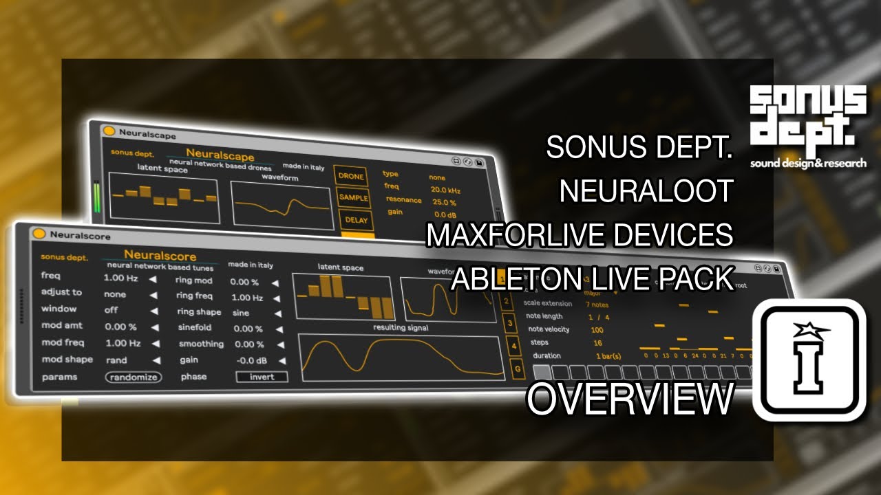 Neuraloot Maxforlive Devices Overview A World Of Sound Design Youtube