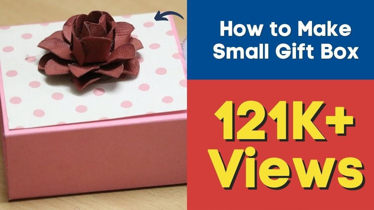 Diy Gift Box Ideas How To Make Small Gift Box At Home With Diy Paper