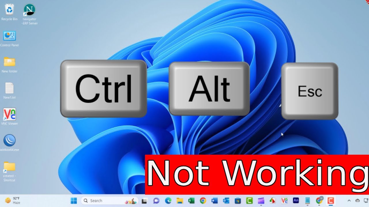 How To Fix Ctrl Alt Delete Not Working On Windows 11 10 Youtube