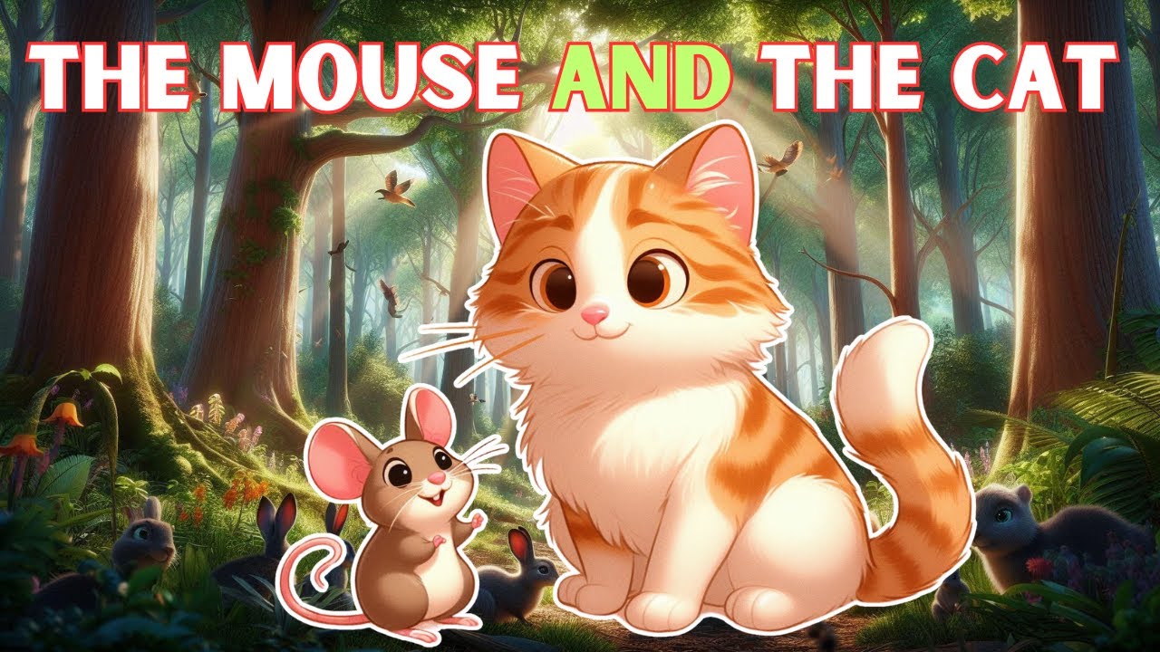 The Mouse And The Cat Kids Fairy Tales Learning English Bedtime