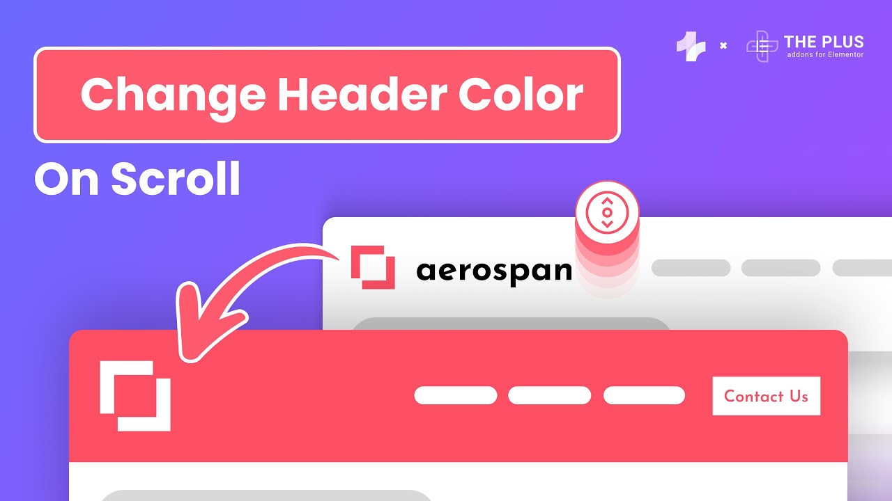 Elementor Sticky Header Change Colour On Scroll No Code Required