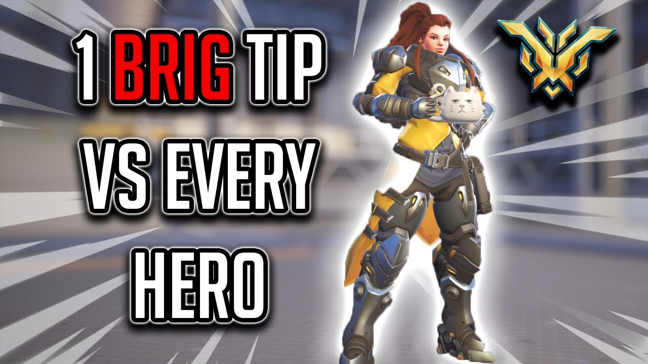 1 Brigitte Tip Vs Every Hero Overwatch 2 Youtube