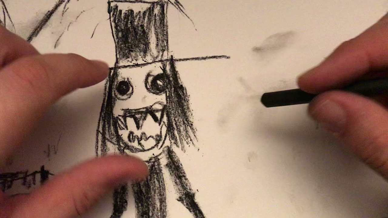 Asmr Drawing With Charcoal Youtube
