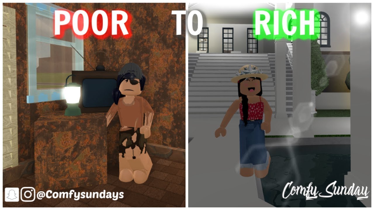 Poor To Rich Roblox Bloxburg Youtube