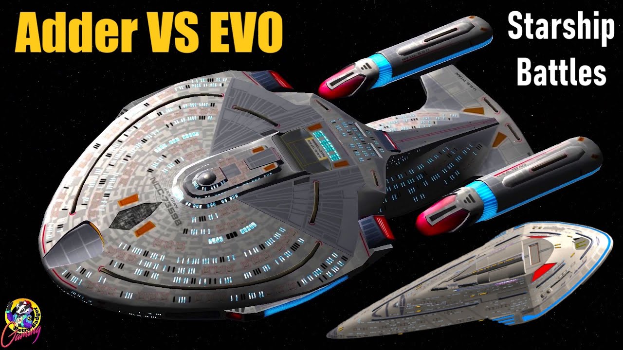Starfleet S Adder Class Vs Galaxy Evo Both Ways Star Trek Starship