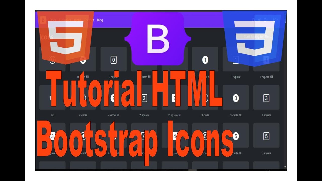 Tutorial Html Bootstrap Icons Cómo Utilizar Los íconos De Bootstrap
