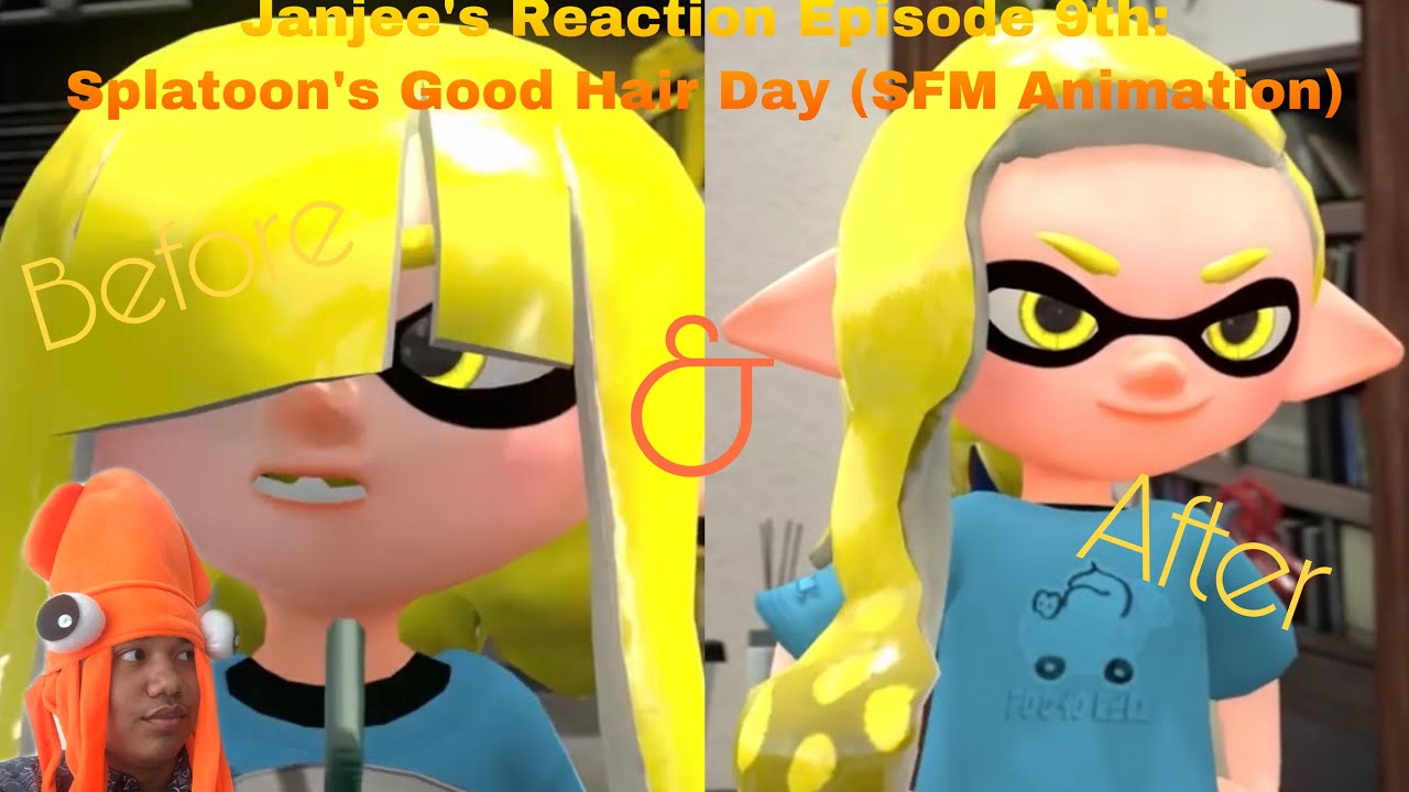Inkling Getting A Haircut Janjee S Reaction Splatoon S Good Hair