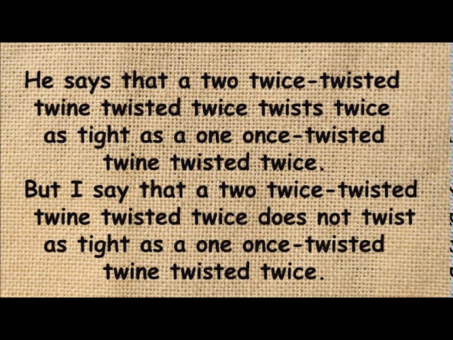 The Most Difficult Tongue Twisters The Craziest Hardest Tongue