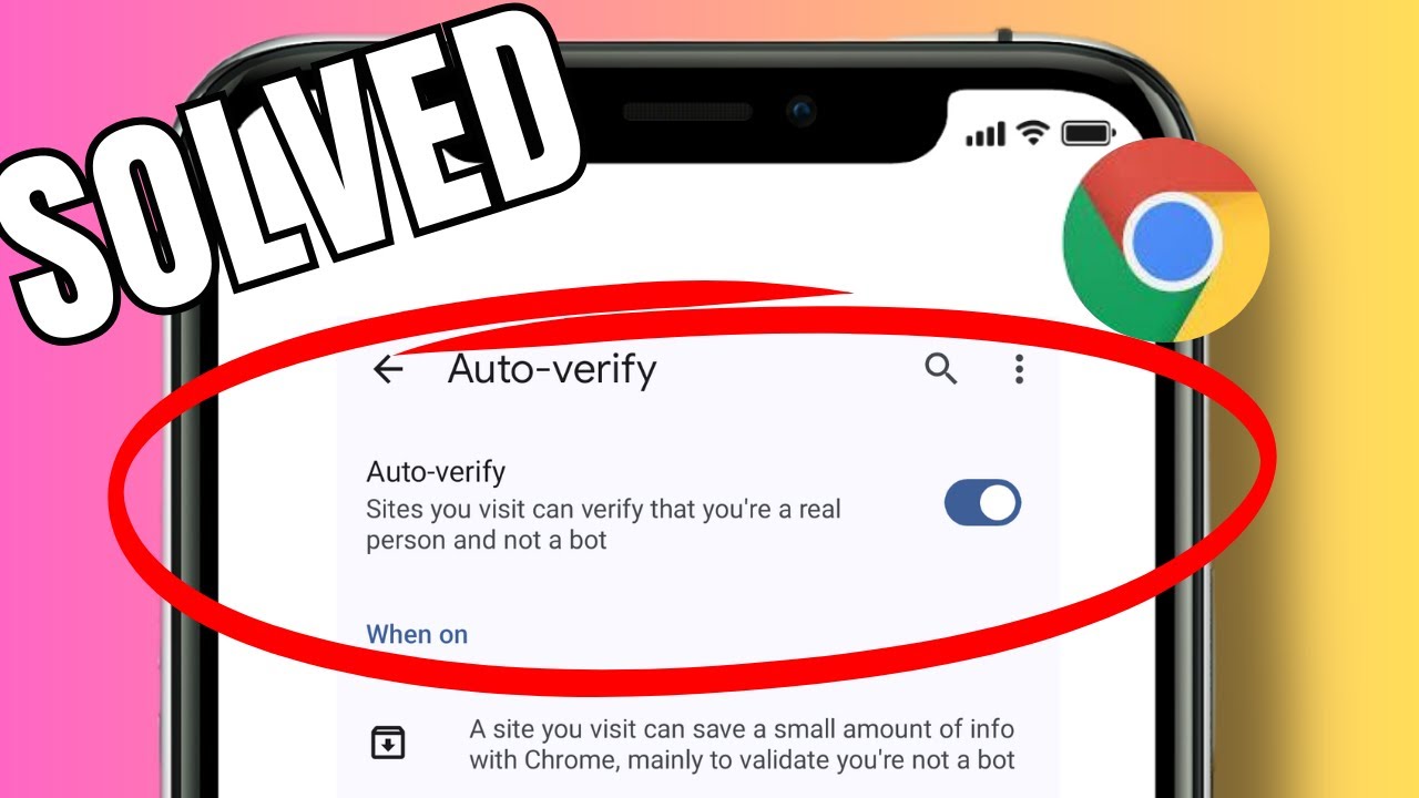 How To Turn On The Auto Verify Feature In Google Chrome Youtube